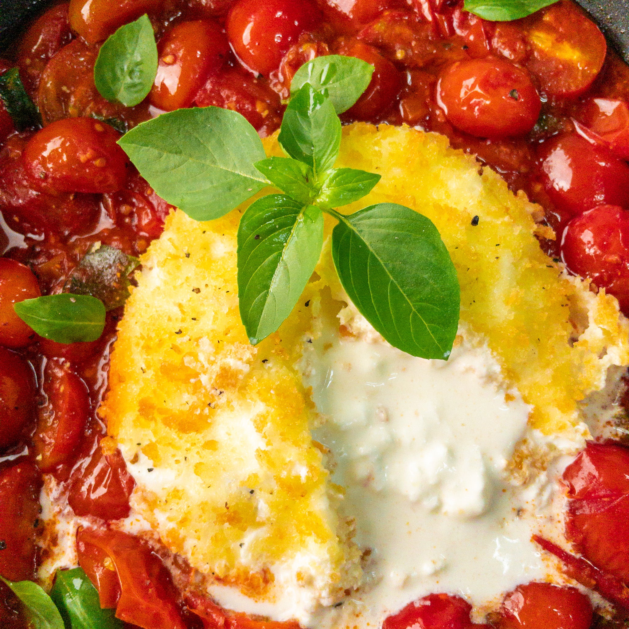 Deep Fried Burrata Bomb