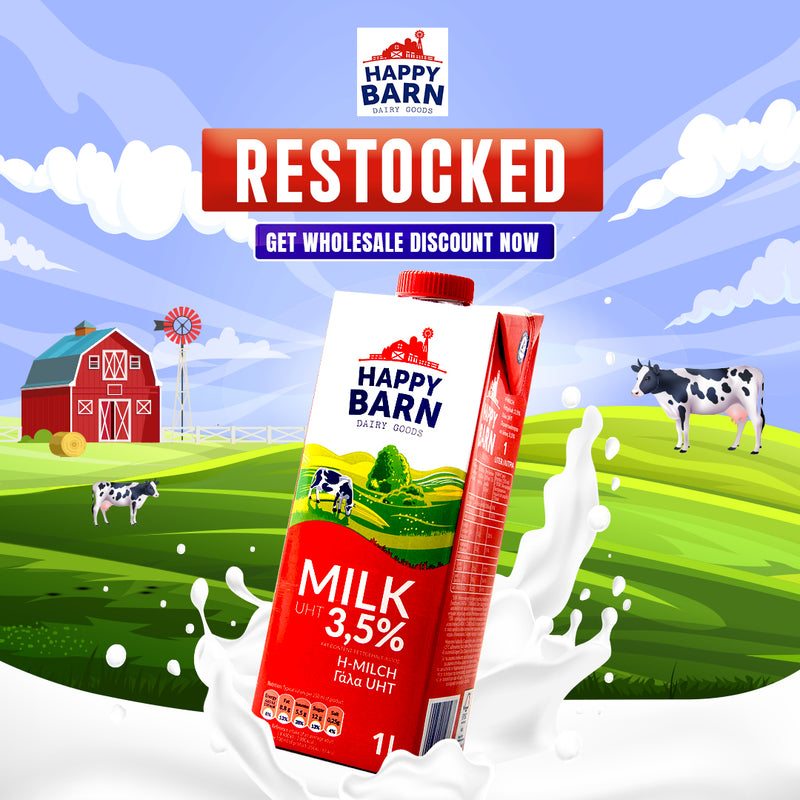 Happy Barn UHT Low Fat Milk 1.5%