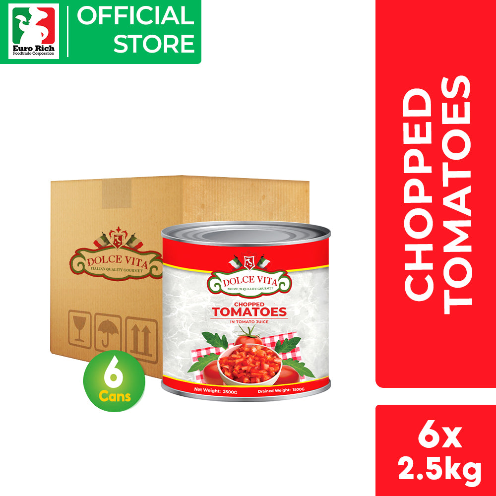 Dolce Vita Chopped Tomatoes 2.5kg - WHOLESALE (6 X 2.5KG)