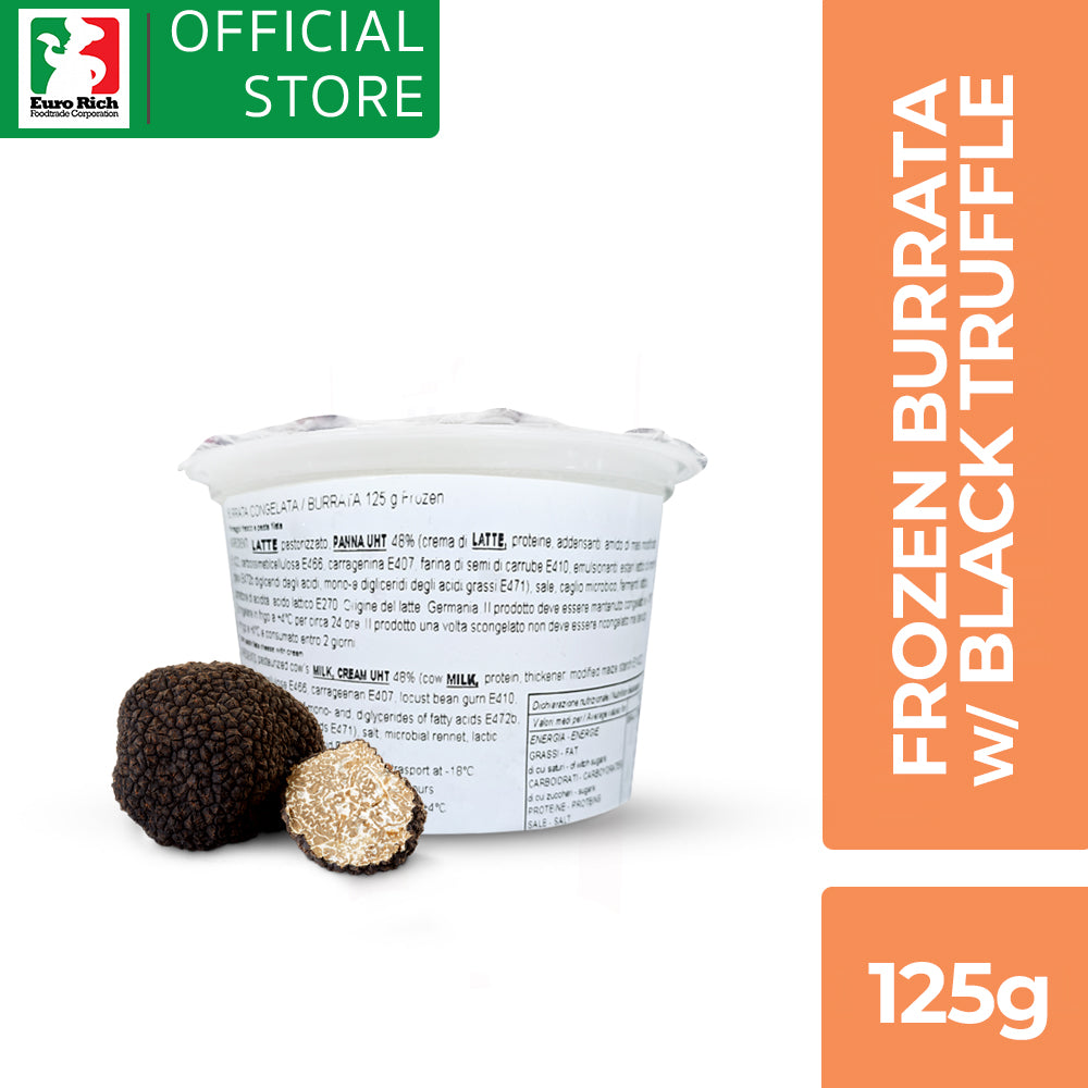 Delizie Vesuviane Frozen Burrata With Black Truffle 125G