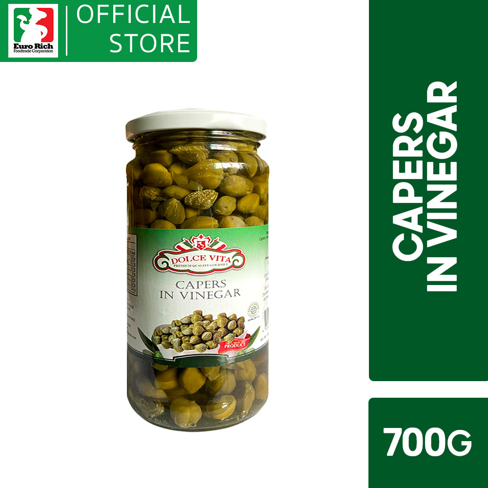Dolce Vita Capers In Vinegar 700g
